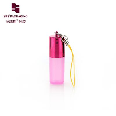 China 3ml Roll‑on Bottle with Pull Ring Cap Empty Mini Roller Vial Support Electroplating Cosmetic Packaging Custom Logo for sale