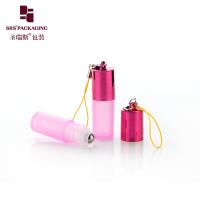 China 3ml Roll‑on Bottle with Pull Ring Cap Empty Mini Roller Vial Support Electroplating Cosmetic Packaging Custom Logo for sale