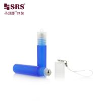 China Wholesale 5ML Mini Plastic Roller Bottle Pull Ring Cap Refillable Essential Oil Perfume Vial Custom Color OEM ODM for sale