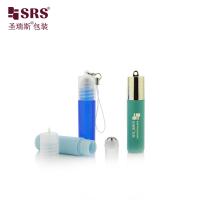 China Wholesale 5ML Mini Plastic Roller Bottle Pull Ring Cap Refillable Essential Oil Perfume Vial Custom Color OEM ODM for sale