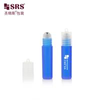 China Wholesale 5ML Mini Plastic Roller Bottle Pull Ring Cap Refillable Essential Oil Perfume Vial Custom Color OEM ODM for sale