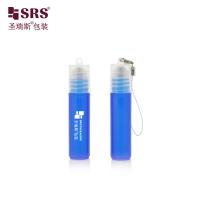 China Wholesale 5ML Mini Plastic Roller Bottle Pull Ring Cap Refillable Essential Oil Perfume Vial Custom Color OEM ODM for sale