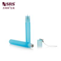 China 8ml Empty Plastic Roll‑on Bottle Pull Ring Cap Stainless Steel Ball for Eye Serum Essential Oil for sale