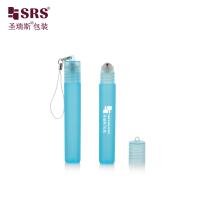 China 8ml Empty Plastic Roll‑on Bottle Pull Ring Cap Stainless Steel Ball for Eye Serum Essential Oil for sale
