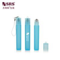 China 8ml Empty Plastic Roll‑on Bottle Pull Ring Cap Stainless Steel Ball for Eye Serum Essential Oil for sale