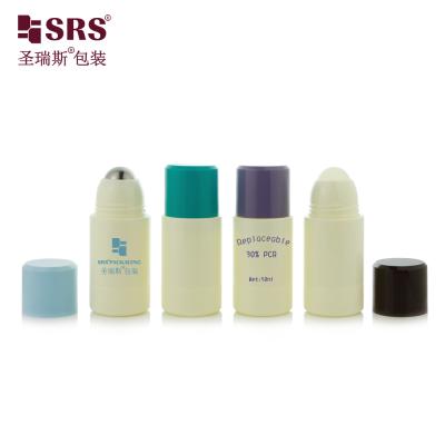 China 50ml Replaceable Refill Roll On Bottle Empty PP Plastic Deodorant Container 304 Stainless Steel Roller Ball For Cosmetic Packaging for sale