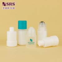 China 50ml Replaceable Refill Roll On Bottle Empty PP Plastic Deodorant Container 304 Stainless Steel Roller Ball For Cosmetic Packaging for sale