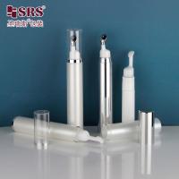 China Custom 10ml 15ml Airless Roll‑on Bottle Press Vacuum Massage Bottle for sale