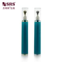 China 10ml/15ml Airless Vacuum Roll‑on Bottle Replaceable Plastic Alloy Steel Ball Roller Head Cosmetic Skincare Packaging for sale