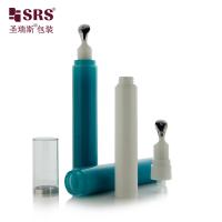 China 10ml/15ml Airless Vacuum Roll‑on Bottle Replaceable Plastic Alloy Steel Ball Roller Head Cosmetic Skincare Packaging for sale