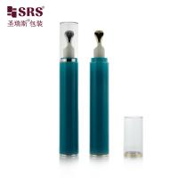 China 10ml/15ml Airless Vacuum Roll‑on Bottle Replaceable Plastic Alloy Steel Ball Roller Head Cosmetic Skincare Packaging for sale