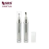 China Wholesale 10ml/15ml Acrylic Press Type Airless Roll On Bottle Vacuum Cosmetic Roller Bottle For Skin Care for sale