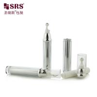 China Wholesale 10ml/15ml Acrylic Press Type Airless Roll On Bottle Vacuum Cosmetic Roller Bottle For Skin Care for sale