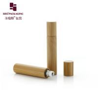 China 8ml Natural Bamboo Roll‑on Bottle Glass Inner Liner Stainless Steel Ball Custom Logo Cosmetic Essential Oil Packaging for sale