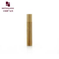 China 15ml Empty Bamboo Roller Bottle Plastic Inner Container Large Capacity Essential Oil Roll On Bottle Laser Logo Acceptable for sale