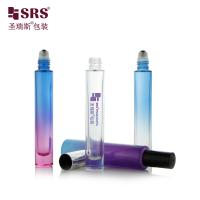 China Multi‑size 5/10/15ml Cylindrical Glass Roll‑on Bottle Refillable Empty Glass Roller Vial For Massage Oil Fragrance OEM Available for sale