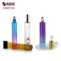 China Multi‑size 5/10/15ml Cylindrical Glass Roll‑on Bottle Refillable Empty Glass Roller Vial For Massage Oil Fragrance OEM Available for sale
