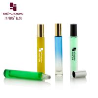 China Multi‑size 5/10/15ml Cylindrical Glass Roll‑on Bottle Refillable Empty Glass Roller Vial For Massage Oil Fragrance OEM Available for sale