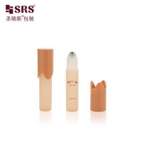 China New Mold Special Shaped Cap Plastic Roll On Bottle Empty Essential Oil Roller Bottle ODM Custom Cosmetic Packaging for sale