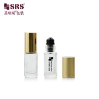 China Wholesale 5ml Molded Glass Roller Bottle Empty Roll‑on Container For Lip Oil Lip Gloss Cosmetic Packaging for sale