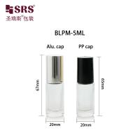 China Wholesale 5ml Molded Glass Roller Bottle Empty Roll‑on Container For Lip Oil Lip Gloss Cosmetic Packaging for sale