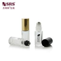 China Wholesale 5ml Molded Glass Roller Bottle Empty Roll‑on Container For Lip Oil Lip Gloss Cosmetic Packaging for sale