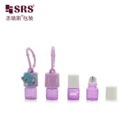 China Custom Logo 1ml Tubular Glass Roll‑on Bottle Mini Sample Glass Roller Vial for Private Label Perfume Packaging for sale