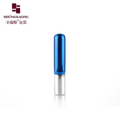 China Mini 6ml Tubular Glass Roller Bottle With Aluminum Cap & Plastic Ball for sale