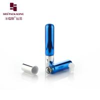 China Mini 6ml Tubular Glass Roller Bottle With Aluminum Cap & Plastic Ball for sale
