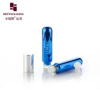 China Mini 6ml Tubular Glass Roller Bottle With Aluminum Cap & Plastic Ball for sale