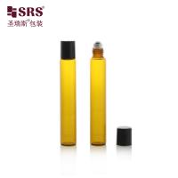 China 10ml Tubular Glass Roll‑On Bottle 15mm Diameter Empty Cosmetic Roller Vial for Essential Oil Perfume for sale