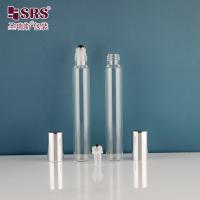 China 10ml 17mm Tubular Glass Roll‑On Bottle Cosmetic Essential Oil Roller Vial for sale