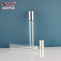 China 10ml 17mm Tubular Glass Roll‑On Bottle Cosmetic Essential Oil Roller Vial for sale