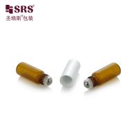China 3ml+3ml Double‑Ended Tubular Glass Roll‑On Bottle Empty Dual Chamber Roller Vial for sale