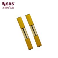China 4ml+4ml Double‑Ended Tubular Glass Roller Bottle 8ml Total Refillable Dual Chamber Roll‑On Vial for Essential Oil Perfume Lip Oil Cosmetic Packaging for sale