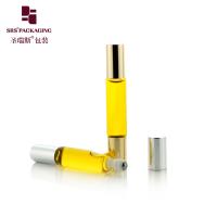 China Refillable 10ml Single Chamber Double‑Roller Glass Roll‑On Bottle Two Ends Roller Vial Custom Cosmetic Packaging for sale