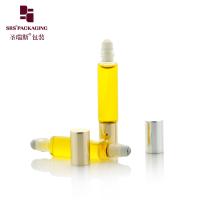 China Refillable 10ml Single Chamber Double‑Roller Glass Roll‑On Bottle Two Ends Roller Vial Custom Cosmetic Packaging for sale