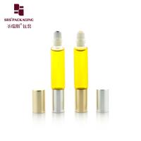 China Refillable 10ml Single Chamber Double‑Roller Glass Roll‑On Bottle Two Ends Roller Vial Custom Cosmetic Packaging for sale