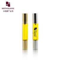 China 10ml Tubular Glass Bottle One End Roll‑On One End Spray Empty Cosmetic Vial for Essential Oil Perfume for sale