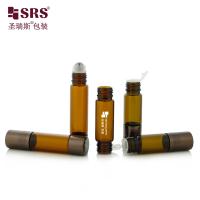 China 6ml/8ml/10ml/15ml Tubular Glass Bottle One End Roll‑On One End Plug Empty Cosmetic Vial for Essential Oil Perfume for sale