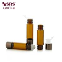 China 6ml/8ml/10ml/15ml Tubular Glass Bottle One End Roll‑On One End Plug Empty Cosmetic Vial for Essential Oil Perfume for sale