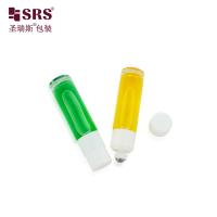 China 15ml Molded Glass Switchable Roll‑On Bottle Empty Cosmetic Roller Vial for sale