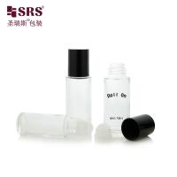 China 30ml/50ml Large Capacity Molded Glass Roll‑On Bottle Empty Cosmetic Roller Vial for Body Oil Perfume for sale