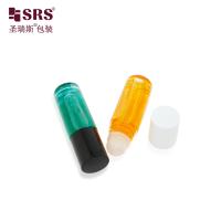 China 30ml/50ml Large Capacity Molded Glass Roll‑On Bottle Empty Cosmetic Roller Vial for Body Oil Perfume for sale