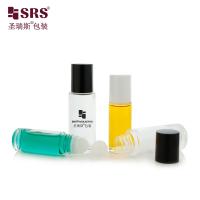 China 30ml/50ml Large Capacity Molded Glass Roll‑On Bottle Empty Cosmetic Roller Vial for Body Oil Perfume for sale