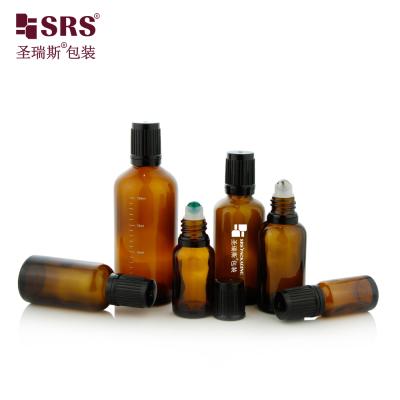 China Various Capacity Glass Roller Bottles Steel Ball For Aromatherapy Essential Oil Packaging for sale