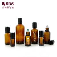 China Various Capacity Glass Roller Bottles Steel Ball For Aromatherapy Essential Oil Packaging for sale