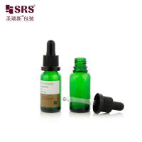 China Empty Essential Oil Glass Bottle With Tamper‑Evident Dropper Cap Cosmetic Packaging Parts for sale