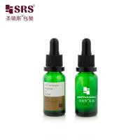China Empty Essential Oil Glass Bottle With Tamper‑Evident Dropper Cap Cosmetic Packaging Parts for sale