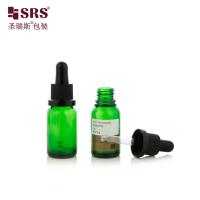 China Empty Essential Oil Glass Bottle With Tamper‑Evident Dropper Cap Cosmetic Packaging Parts for sale